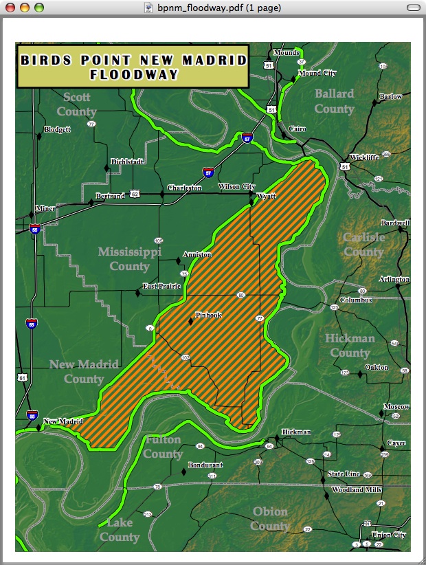 Birds Point myths, and shame on the New York Times