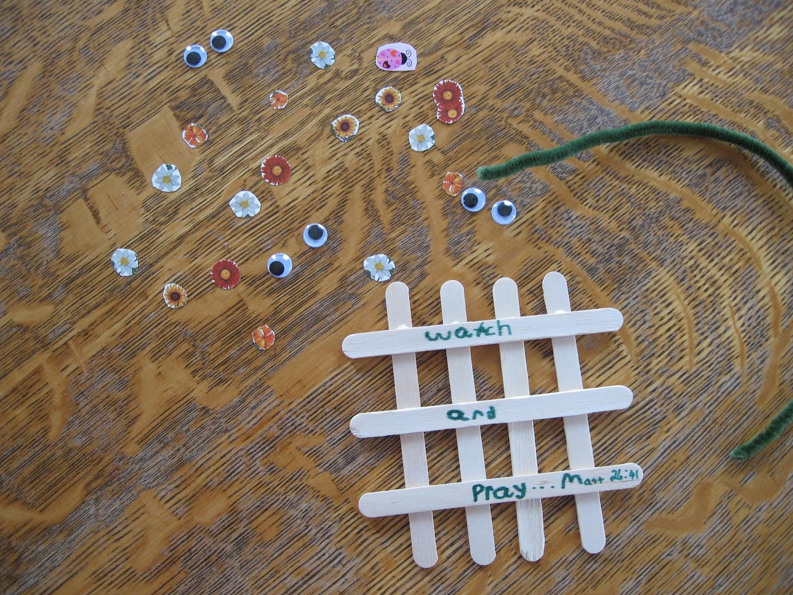 Almost Unschoolers: "Watch and Pray" - Garden of Gethsemane Craft