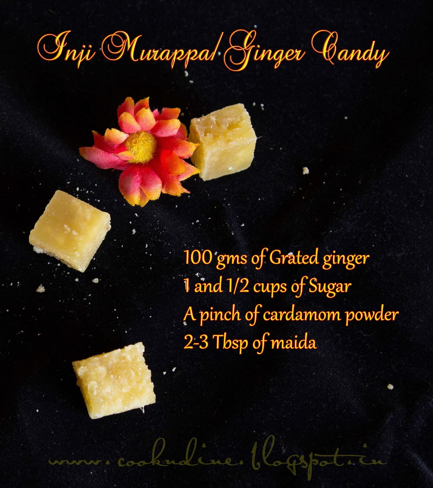 CooknDine....: Ginger Candy /Inji Murappa/Inji Marappa/Inji Mittai
