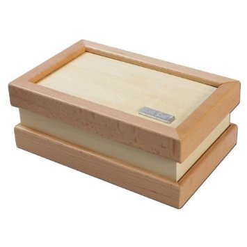 Black Leaf - Wooden Pollen Sifter Kief Box