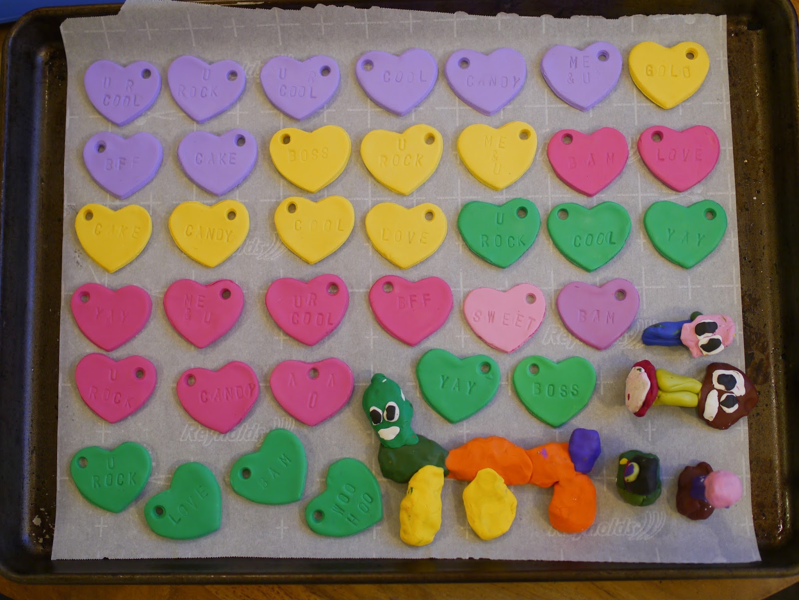 Little Hiccups: Candy Heart Key Chains