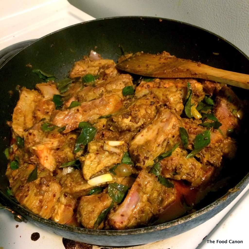Cooking Pork Rib Curry in the cold of Toronto - The Food Canon