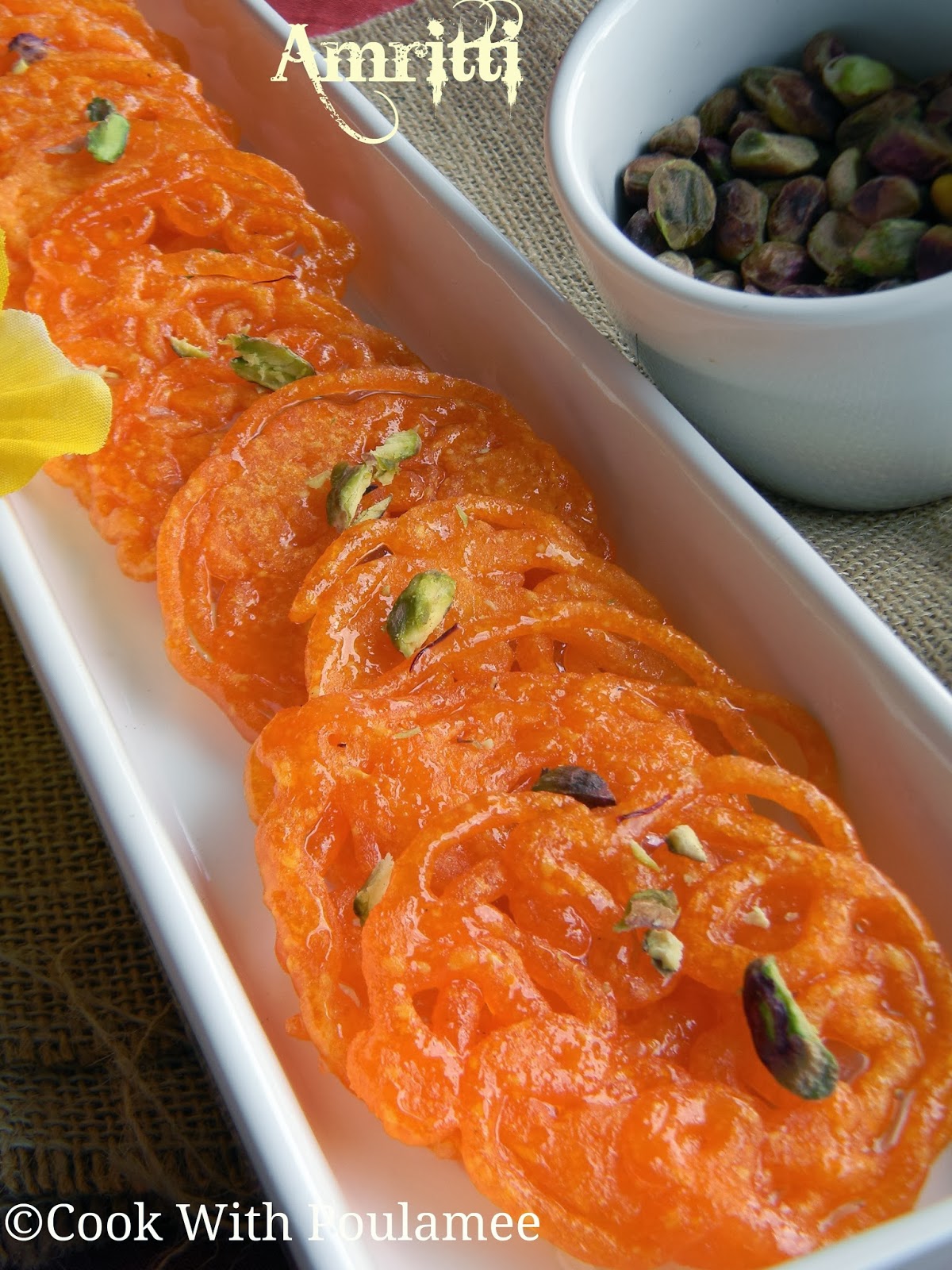 Cook With Poulamee: Amritti or Imarti