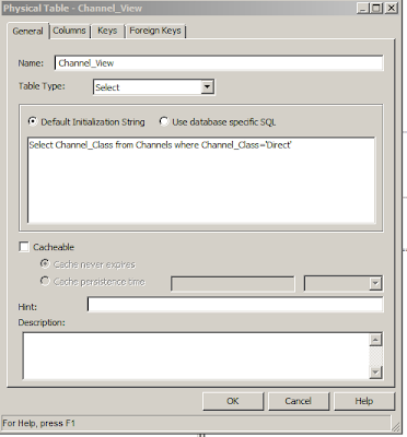 OBIEE 11g/12c and ODI12c: Creating Physical table / Opaque View in Physical Layer