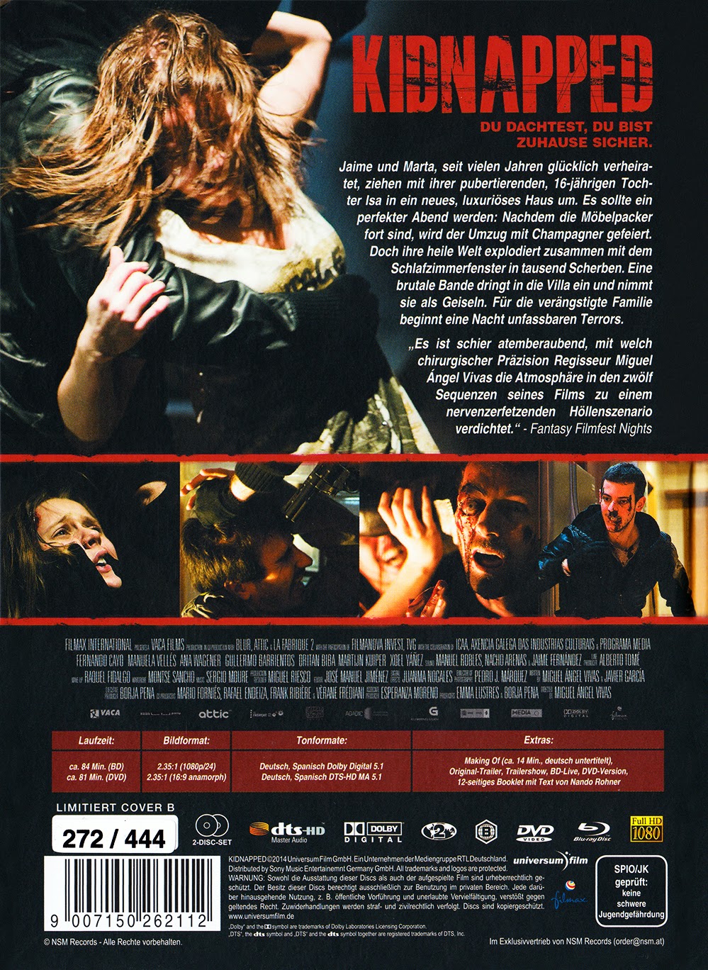CineXtreme: Reviews und Kritiken: [KINO FFFnights] Secuestrados - Kidnapped (2010)