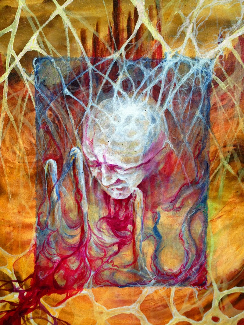 PanicMachine: Art: Neurology Acrylic Painting SOLD