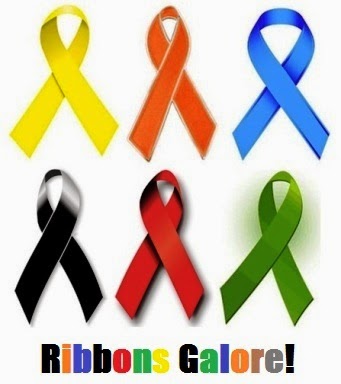 Thoughts to Promote Positive Action...: Ribbons Galore!