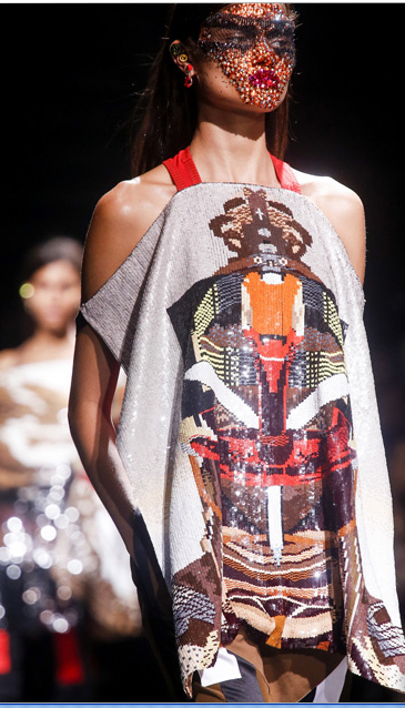 A TOUCH OF STYLE: Givenchy’s Sparkling Masks 2014