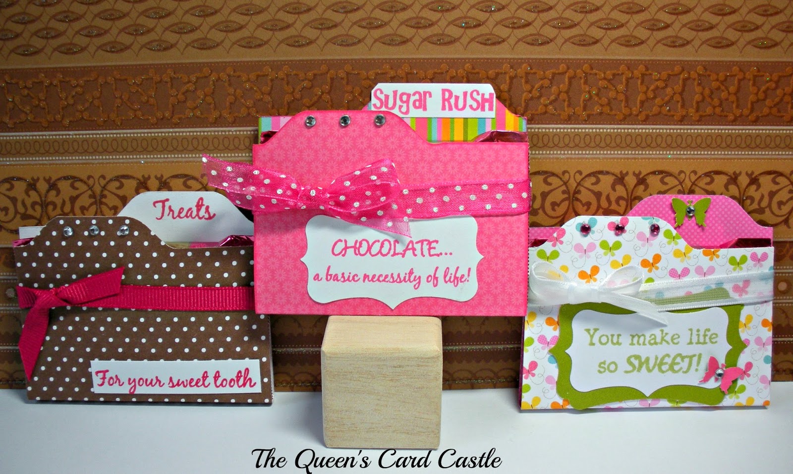 The Queen's Card Castle: Cardz TV 3-D "Sugar Rush" Blog Hop