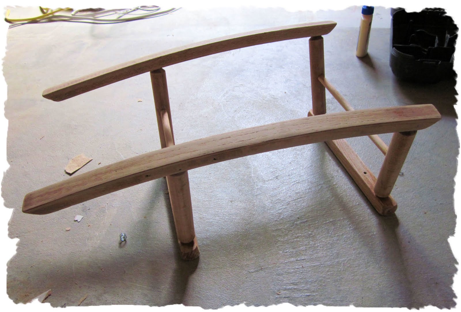 Eclectic Nut: Antique Child's Rocker Makeover