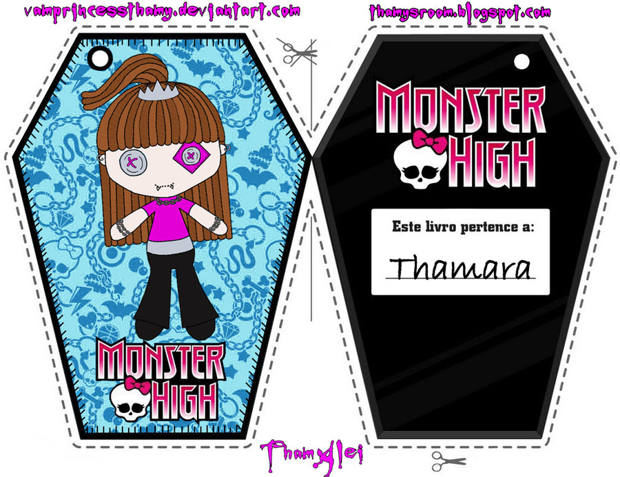SGBlogosfera. María José Argüeso: MONSTER HIGH: RECORTABLES