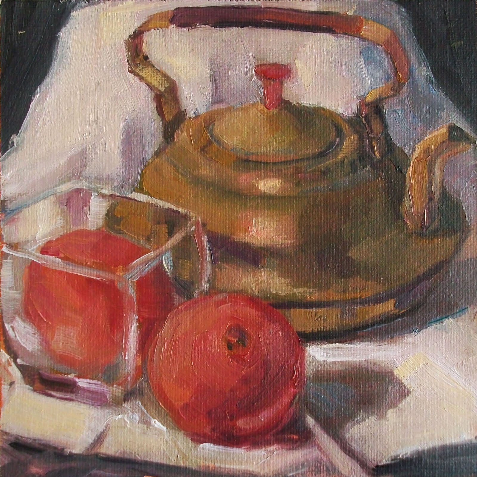 Alice Andreini's (almost) Daily Paintings: # 19: "Zorn for Tea"