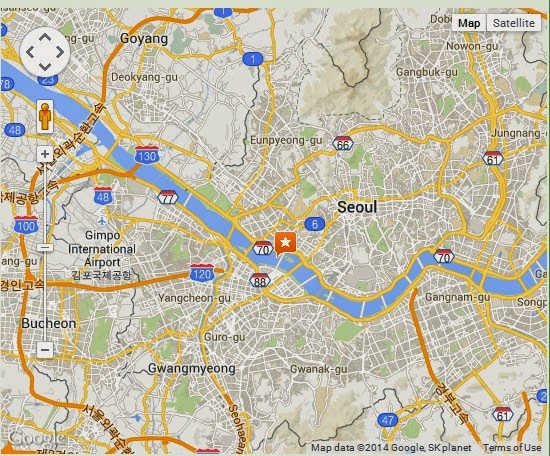 Hongdae NANTA Theatre Seoul Location Map