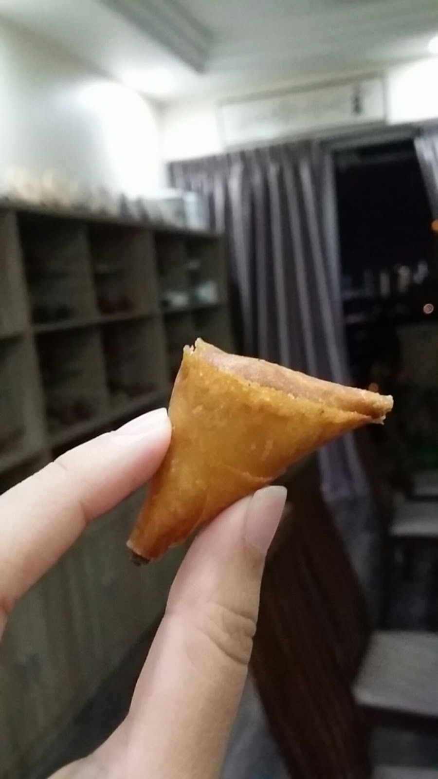 我的烘培笔记 D'Jane Bakery: Mini triangular Yam Samosa 迷你芋泥三角煎饺