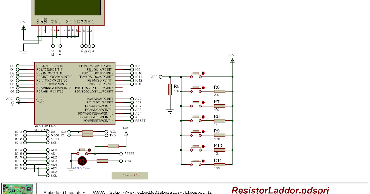 Using Single Pin to Detect Multiple Push Buttons - Embedded Laboratory