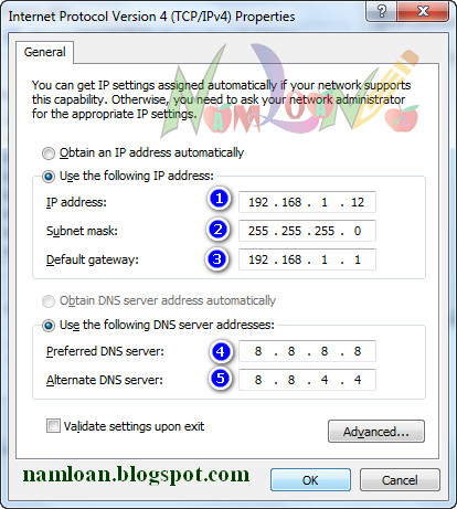 Cài đặt IP tĩnh cho máy tính cài win 7, 8 và xp - sửa lỗi trùng IP ...