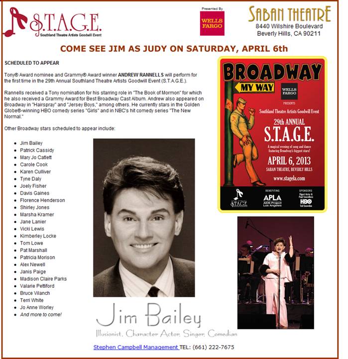 Lady Bunny Blog: RARE JIM BAILEY APPEARANCE