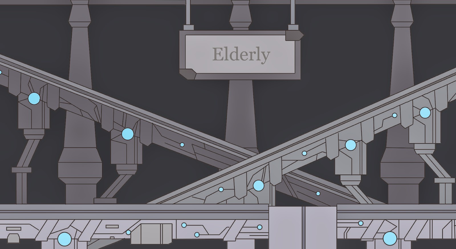 Becca Bright Animation: Title Sequence Interior Backgrounds