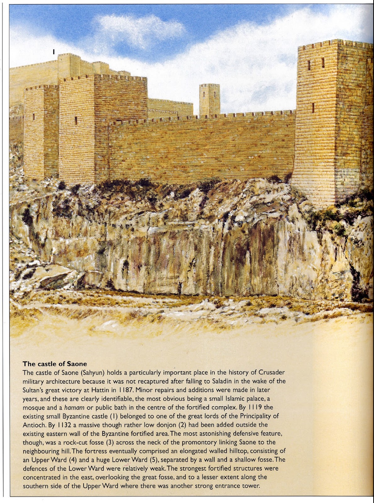 imágeneshistóricas.blogspot.es: Crusader Castles in the Holy Land 1097-1192