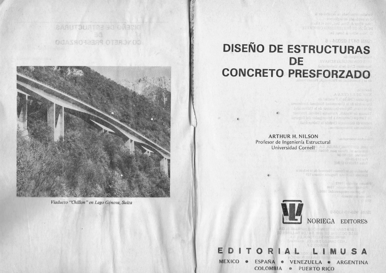 LIBRO DE DISEÑO DE ESTRUCTURAS DE CONCRETO PRESFORZADO ARTHUR NILSON