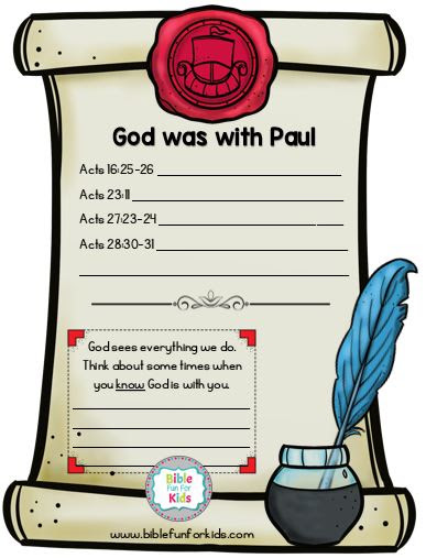 Bible Fun For Kids: Paul: From Malta to Rome