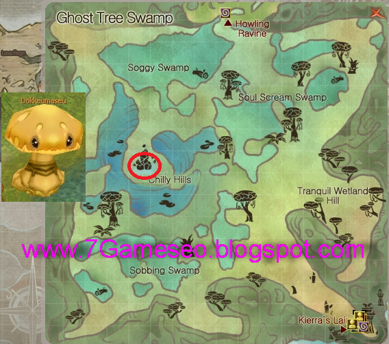 7gameseo: Luna Plus - Lokasi Golden Boss - Drop barang