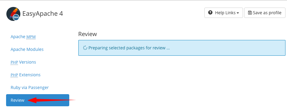 شرح اعادة بناء الاباتشي باستخدام EasyApache 4 من لوحة whm/cpanel - مجتمع زُحل