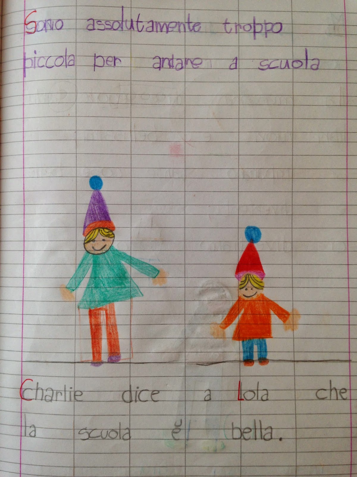 APEdario: MI piace/non mi piace andare a sCUOla perchè..