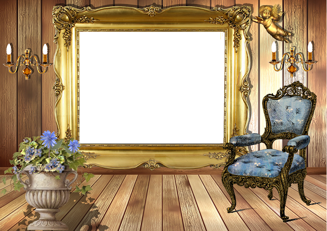 Les mains dans la tête: cadres PNG pour photos