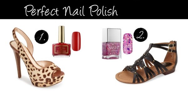 Perfect Summer Shoes and Nail Polish Pairings |Sunny Days & Starry Nights