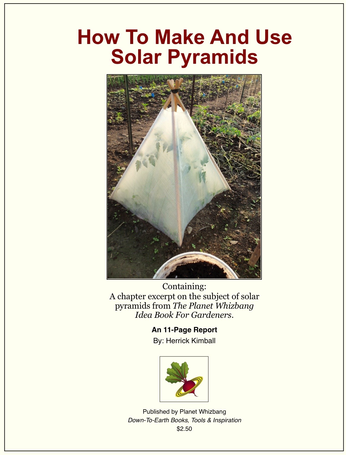 Upland: New...How To Make And UseSolar Pyramids