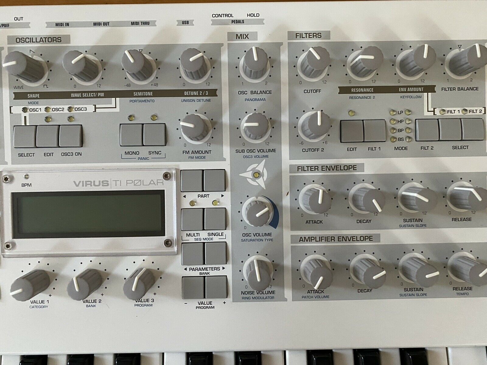 MATRIXSYNTH: Access Virus TI Polar Analog Modeling Keyboard Synthesizer