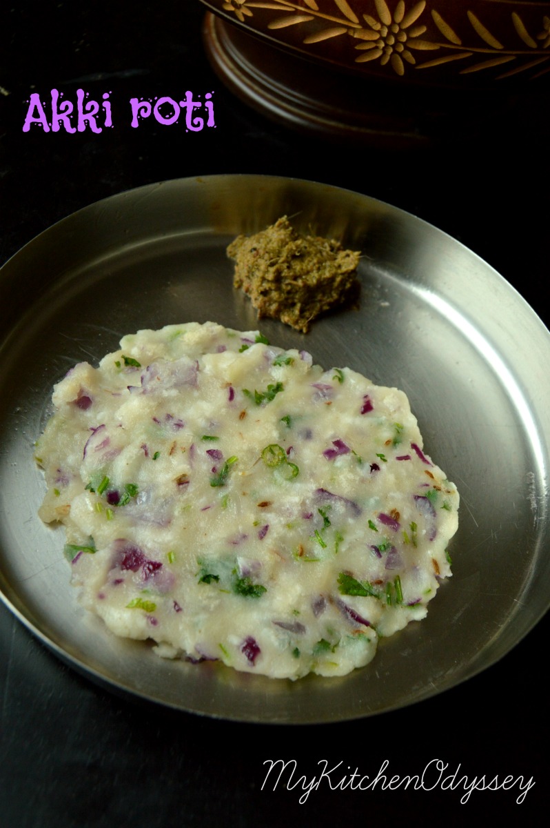 Akki Roti Recipe | Karnataka Rice Roti