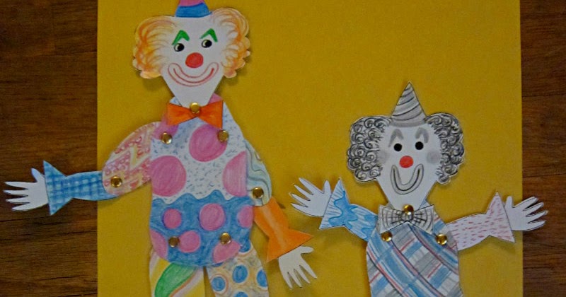 Weavings: Making Paper Clowns!