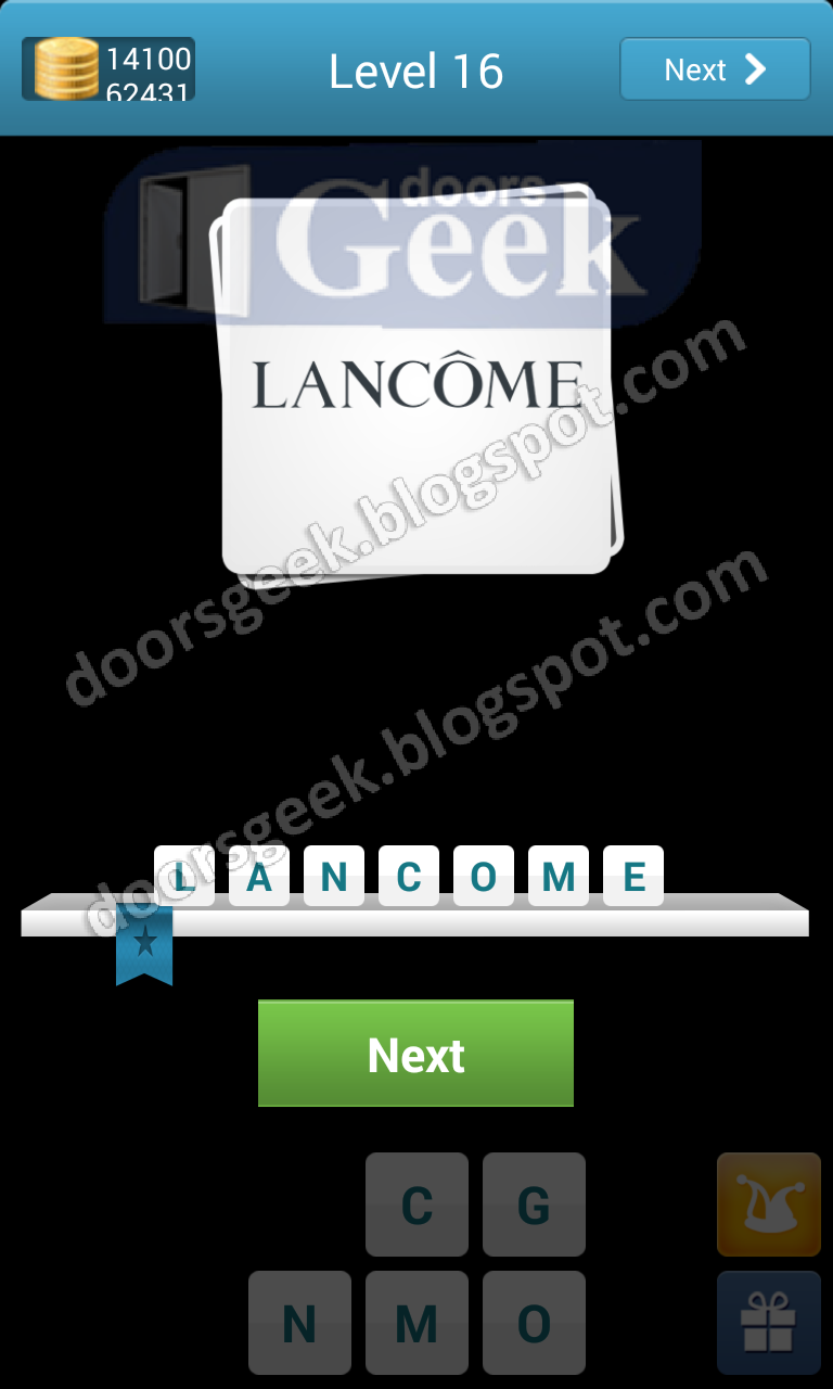 Logo Quiz Level 16 by Mangoo Games ~ Doors Geek