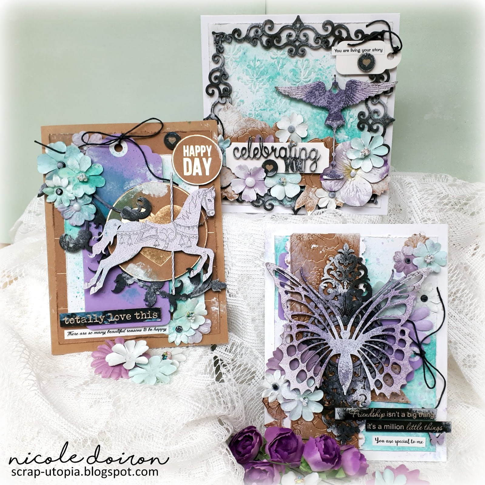 The Dusty Attic Blog: Whimsical Set - Nicole Doiron (Cards)
