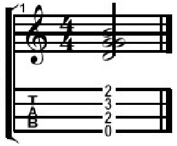 Accordo per ukulele di SOL maggiore