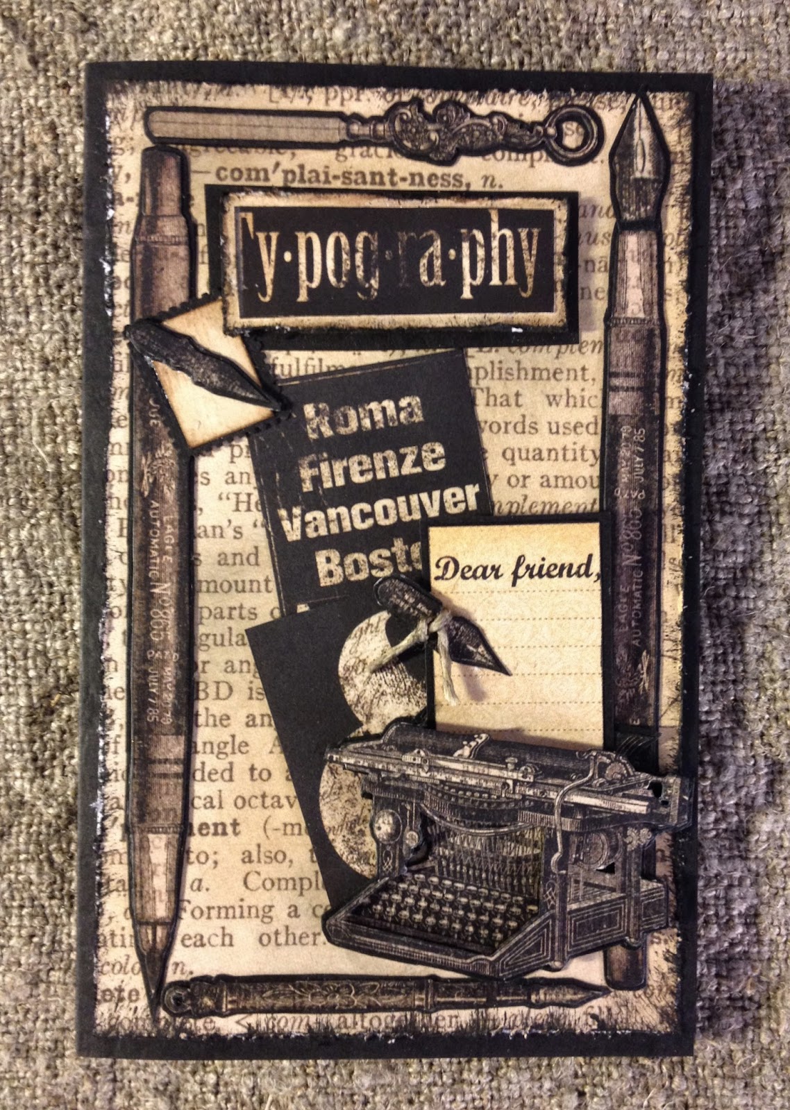 Graphic 45 Typography Whats in the desktop drawers | annes ...