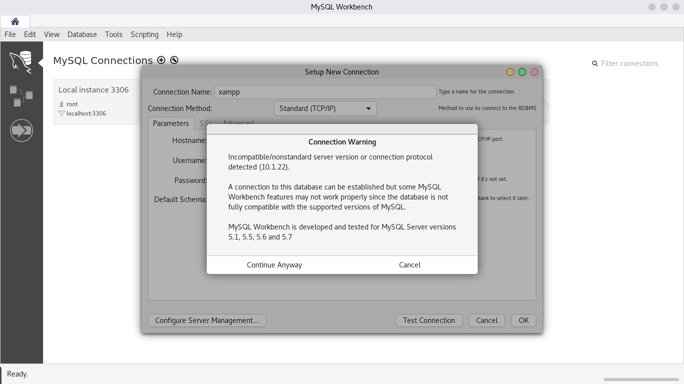 Conectarse A Base De Datos Mariadb De Xampp Desde Workbench Linuxitos