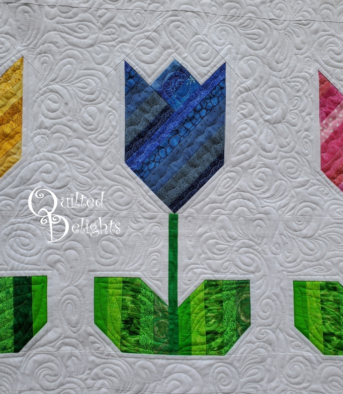 Quilted Delights: All About Strings Blog Hop - Spring Strings