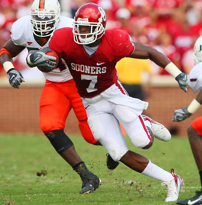 NFL and NCAA Highlights: DeMarco Murray (Oklahoma) Highlights 2007 - vs ...