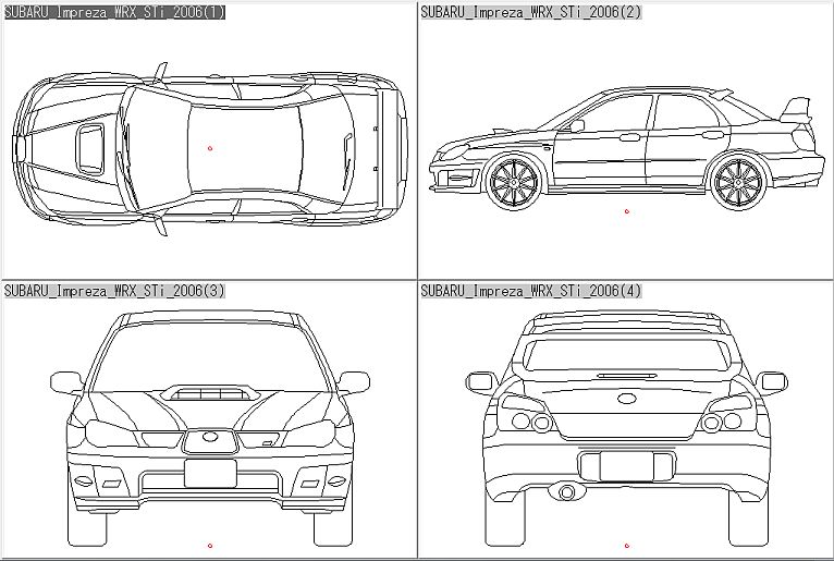 MISCELLANEOUS DATA STORAGE 2 for CAD Drawings: [JWS/DWG] SUBARU Impreza ...