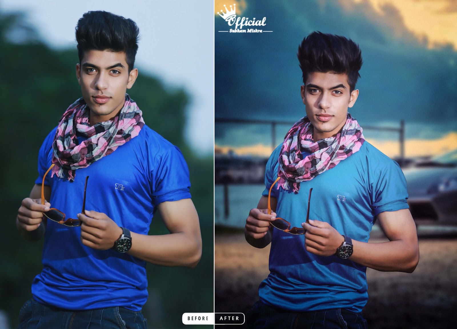 How to edit stylish profile picture in photoshop 2017 - Editician Zone