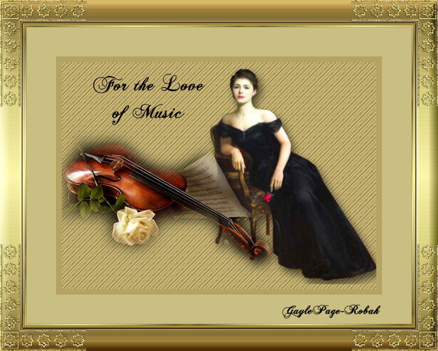 "A Stamper's Touch" Gayle Page-Robak: THE THREE MUSES - MUSIC