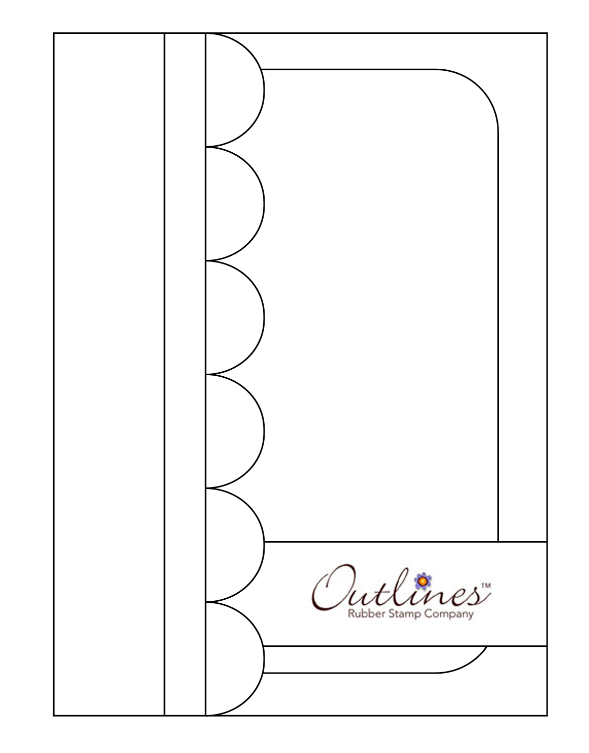 Silver Stamping: Outlines Rubber Stamps Challenge - Sketch