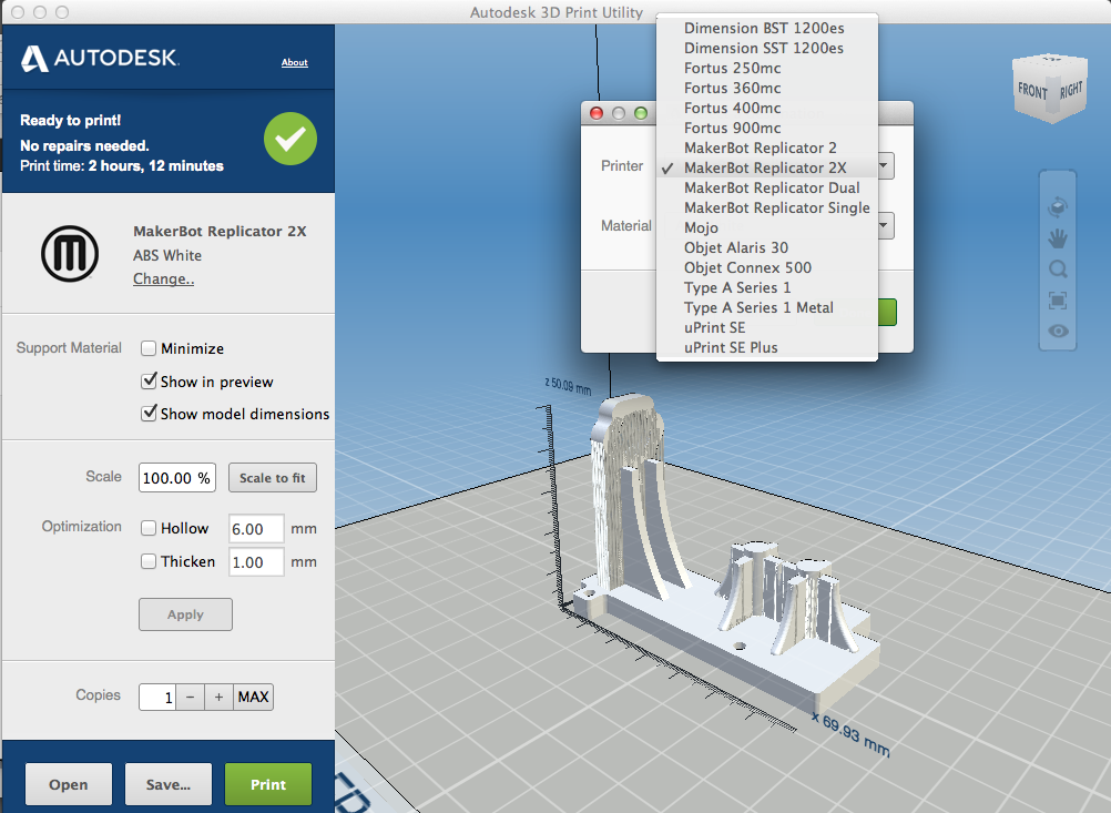 handverker: autodesk 3d print utility