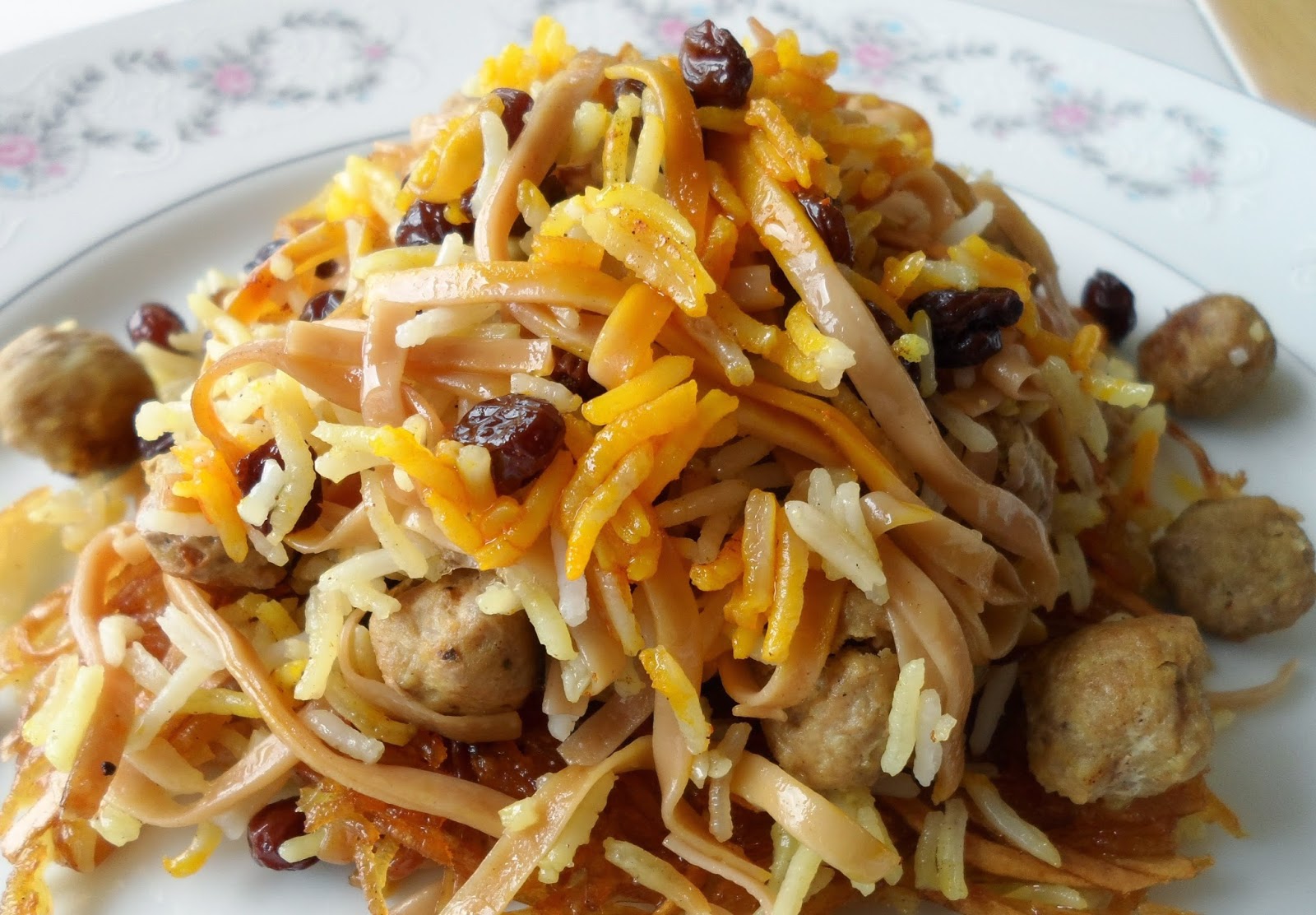 Reshteh Polo- Traditional Noodle Rice Dish for Persian New Years