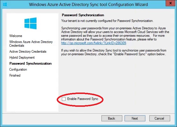 Lets Exchange: DirSync Password Synchronization
