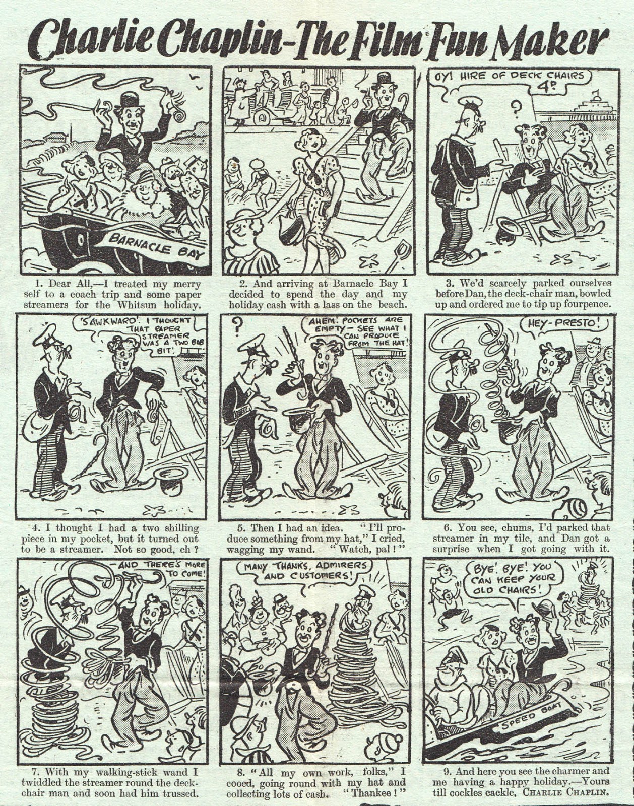BLIMEY! The Blog of British Comics: 80 year Flashback: FUNNY WONDER ...
