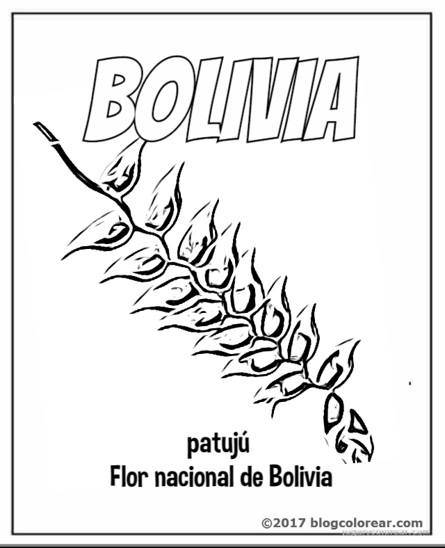 Dibujos Para Colorear De Flores De La Selva